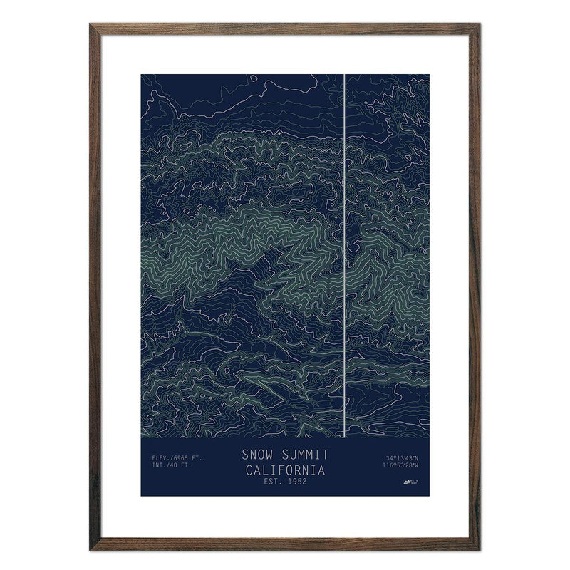 Snow Summit, California-TOPO Series Map - Muir Way