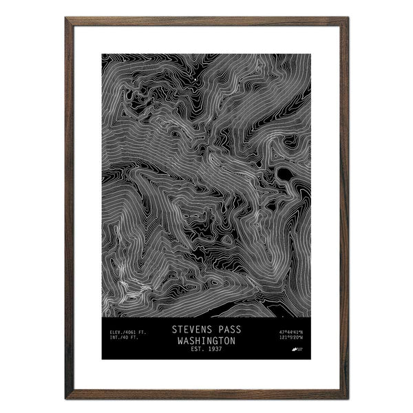 Stevens Pass, Washington-TOPO Series Map - Muir Way