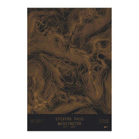 Stevens Pass, Washington-TOPO Series Map - Muir Way