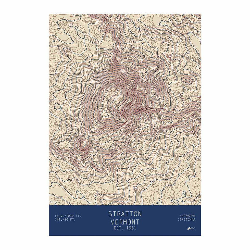 Stratton, Vermont-TOPO Series Map – Muir Way