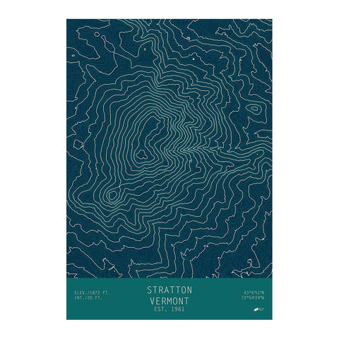 Stratton, Vermont-TOPO Series Map – Muir Way