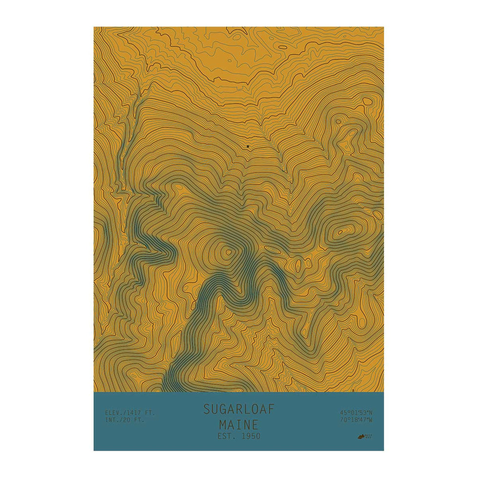 Sugarloaf, Maine-TOPO Series Map – Muir Way