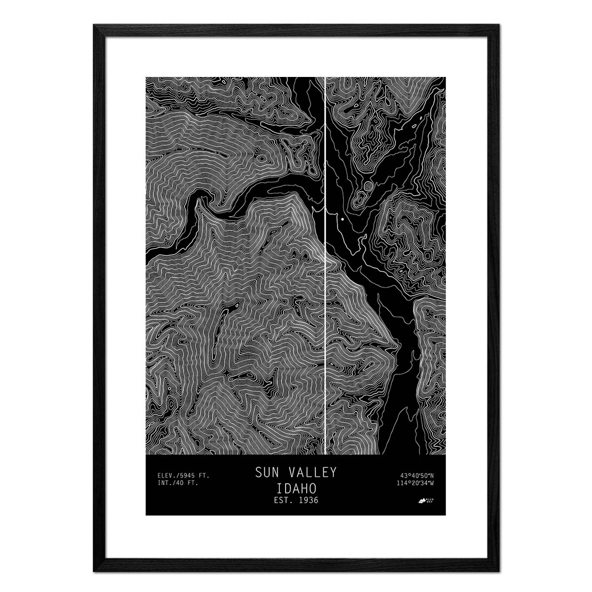 Sun Valley, Idaho-TOPO Series Map - Muir Way