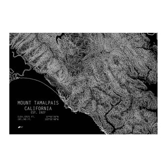 Tamalpais, California-TOPO Series Map – Muir Way