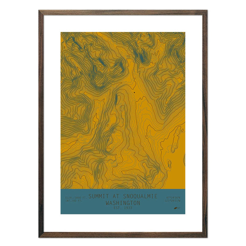 The Summit, Washington-TOPO Series Map - Muir Way