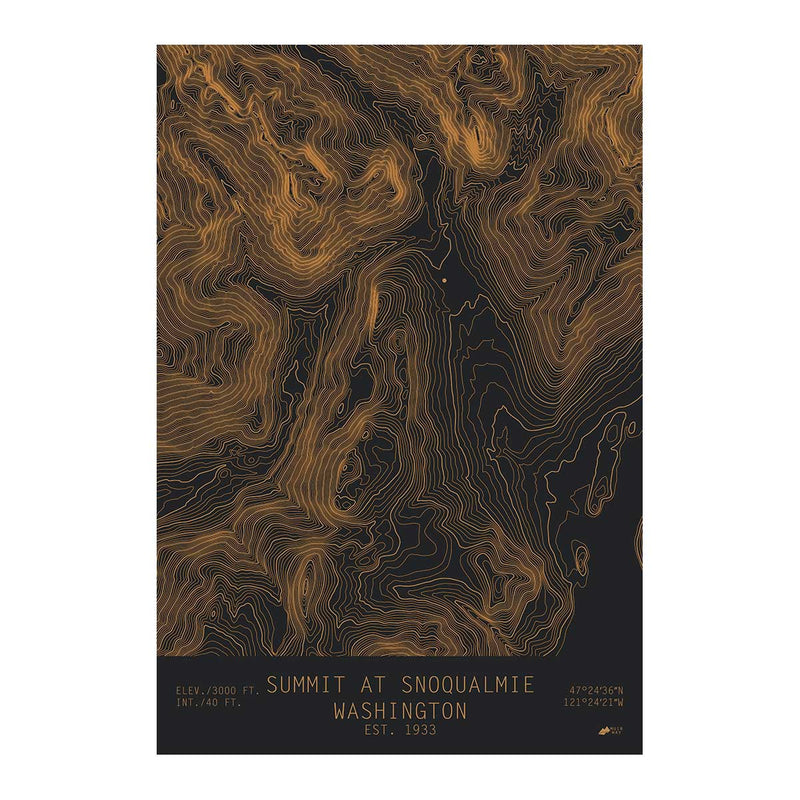 The Summit, Washington-TOPO Series Map - Muir Way