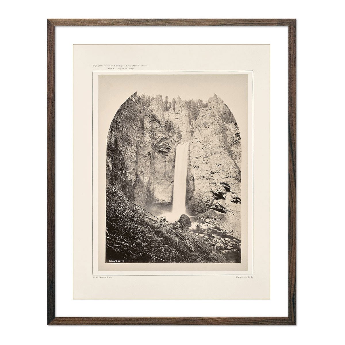 Tower Falls, Yellowstone 1873 - Muir Way