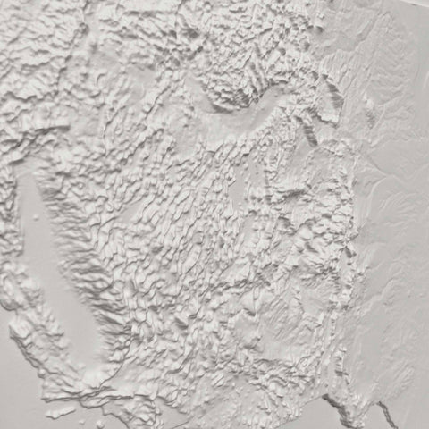 USA Relief Map | 3D Raised Relief Map of the States – Muir Way