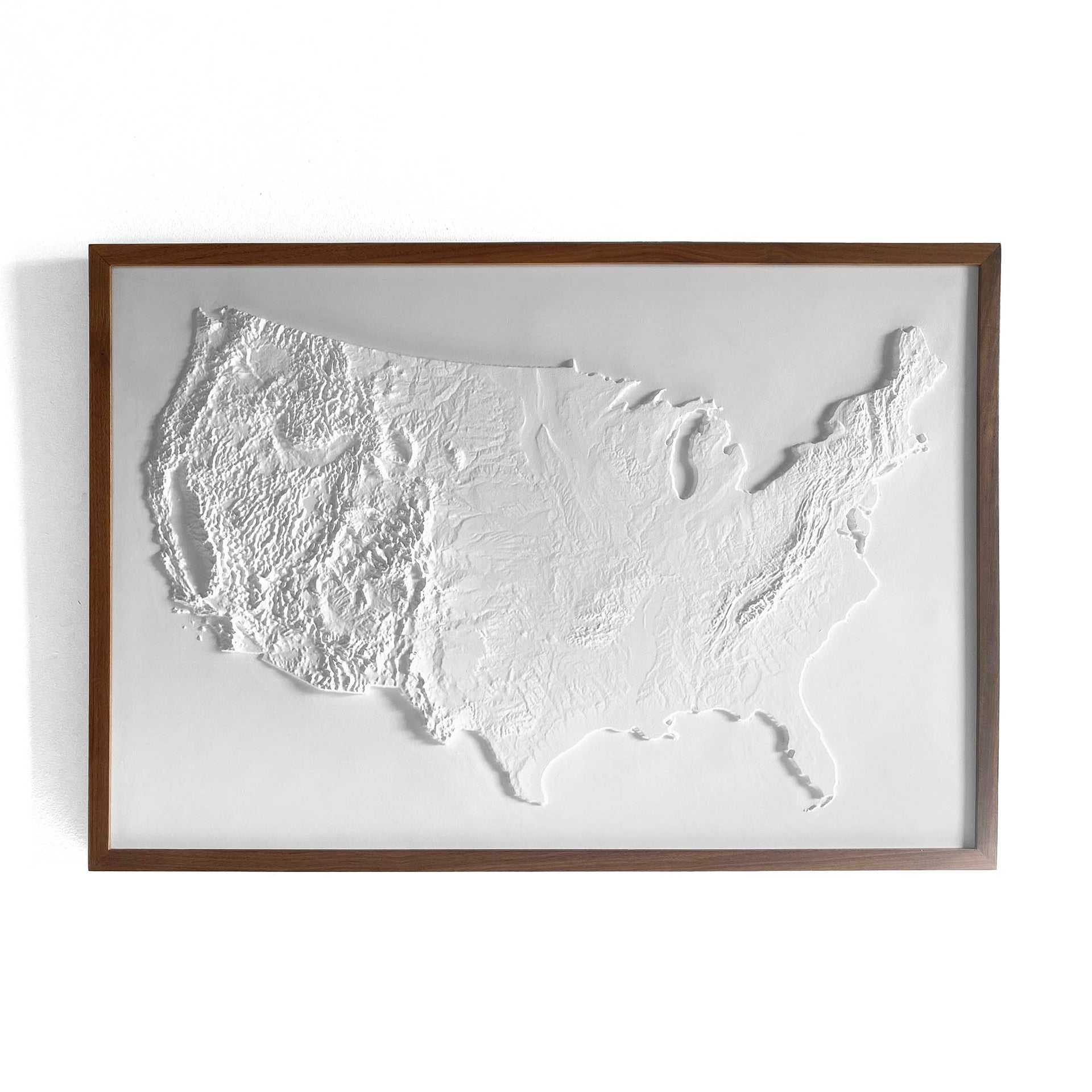 USA Relief Map | 3D Raised Relief Map of the States – Muir Way