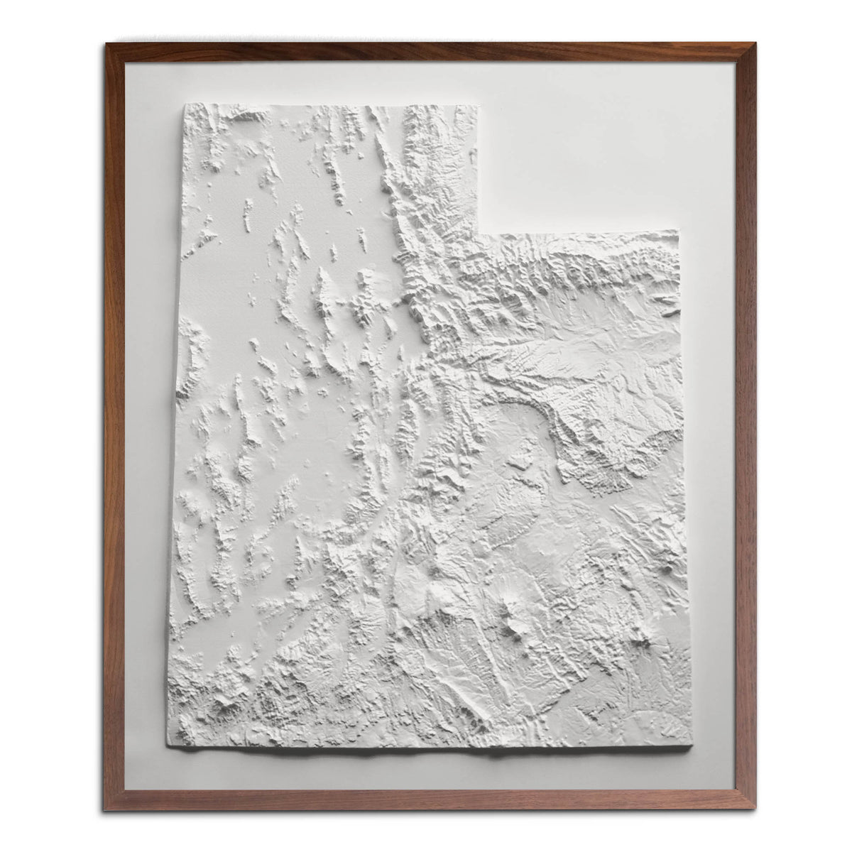 Utah Relief Maps, Hydrological Maps & Elevation Prints. - Muir Way