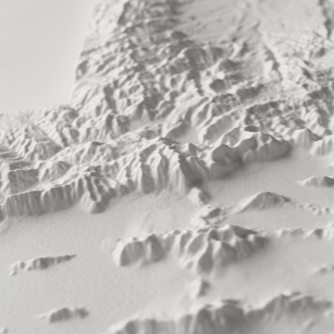 Utah Relief Maps, Hydrological Maps & Elevation Prints. – Muir Way