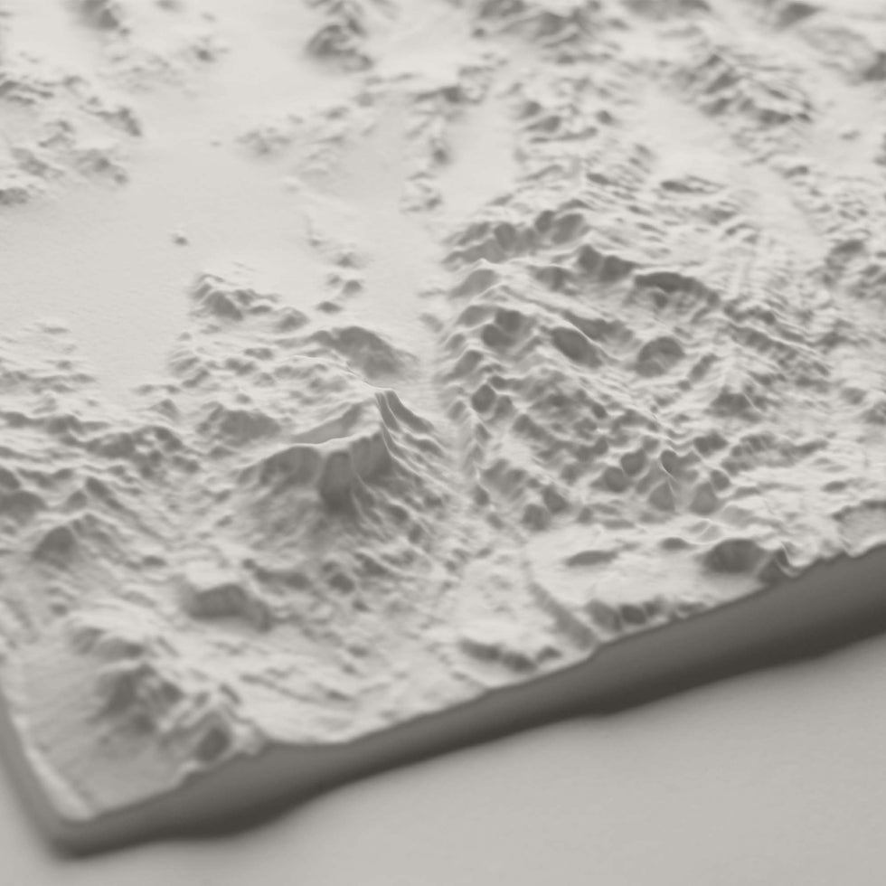 Utah Relief Maps, Hydrological Maps & Elevation Prints. – Muir Way