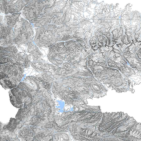 Wasatch Range Map-Range Series - Muir Way