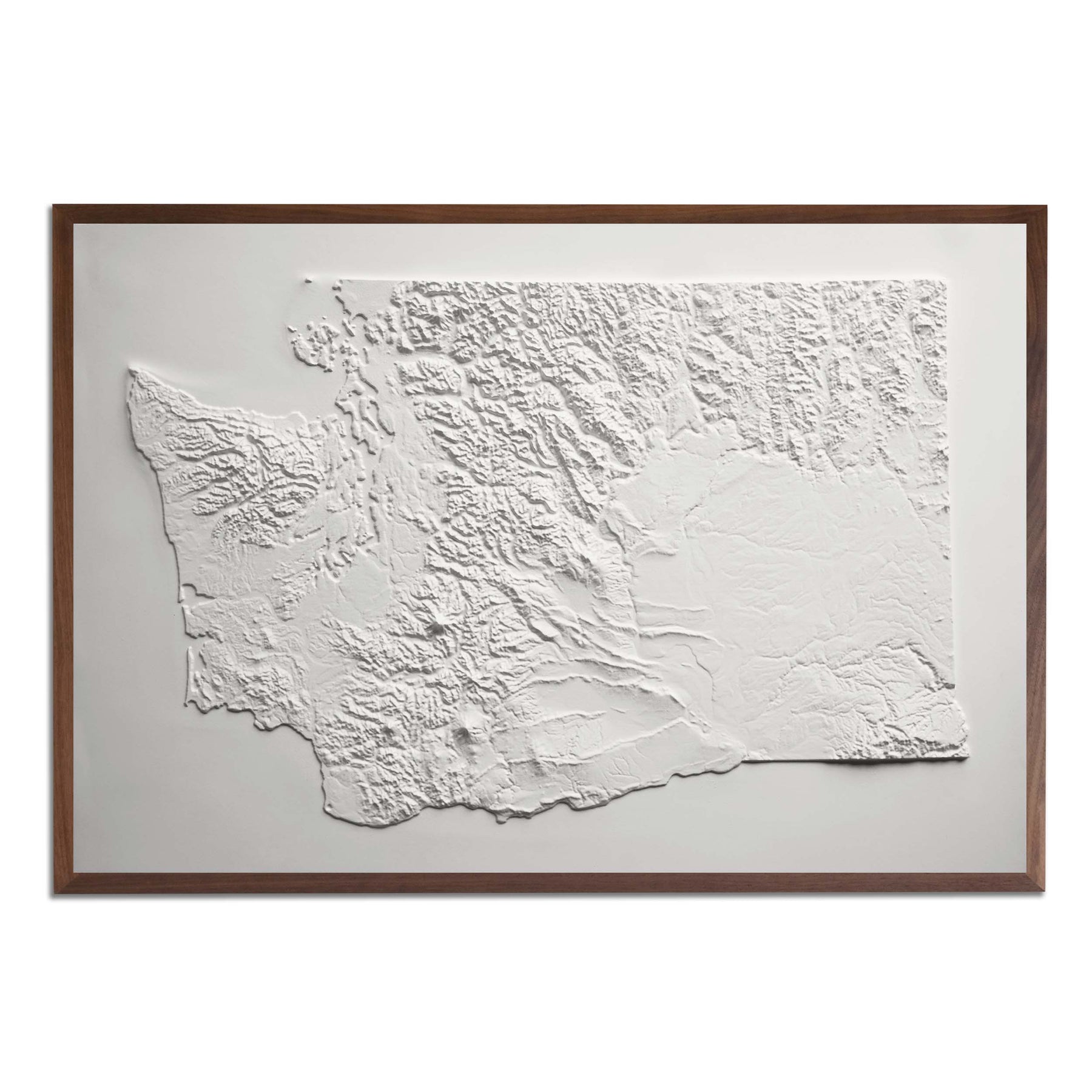 Washington Relief, Topological, & Elevation Maps - Muir Way