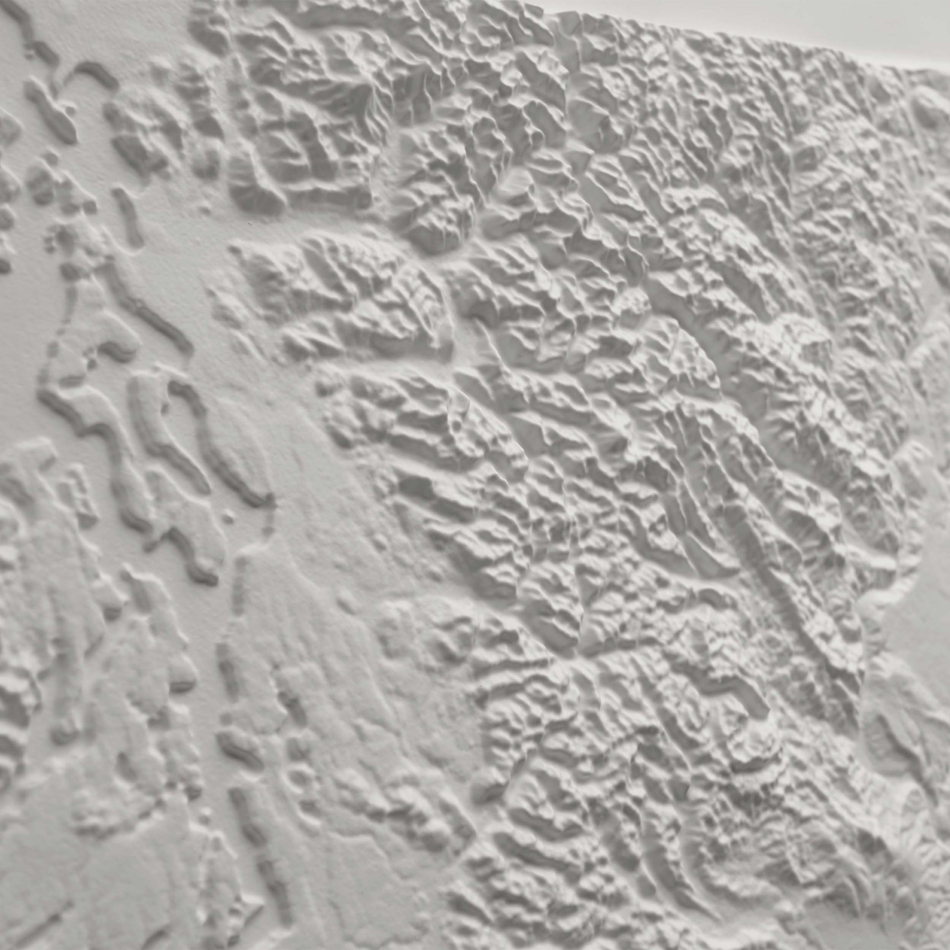 3D Washington Raised Relief Map – Muir Way