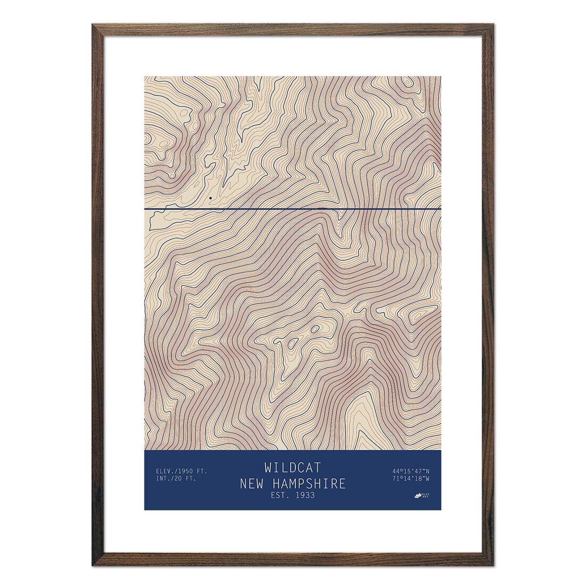 Wildcat, New Hampshire-TOPO Series Map – Muir Way