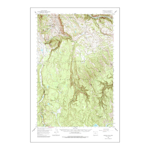 Yellowstone National Park 1958 USGS Map – Muir Way